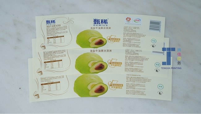 Matte Oberflächenabschluss Iml In Form Etikettierung Aufkleber mit CMYK ...